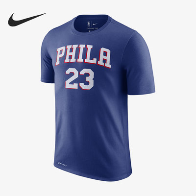 Nike/耐克正品NBA篮球男子76人队西蒙斯短袖T恤 870801-416