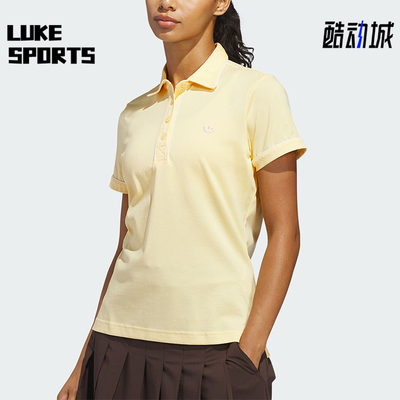 Adidas/阿迪达斯正品三叶草女士针织经典运动高尔夫POLO衫KB8599