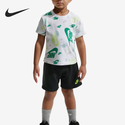Nike耐克正品婴童满印中腰合身休闲运动套装轻便舒适II3834-010