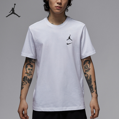 Nike/耐克正品JORDAN男士透气简约户外休闲短袖IB8915-100
