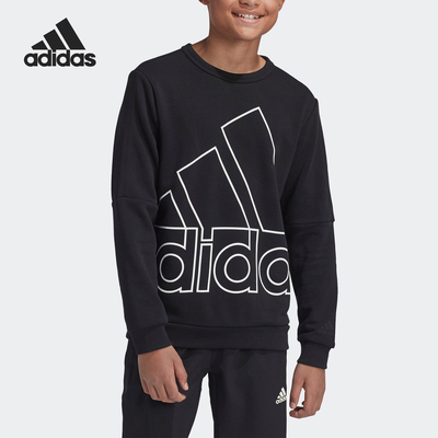 adidas正品大童运动休闲风卫衣
