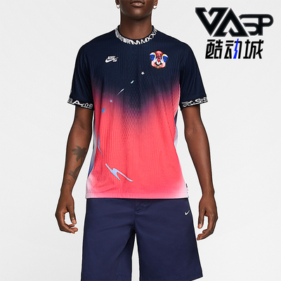 Nike/耐克正品夏季男士透气套头训练潮流复古短袖T恤FZ4066-451
