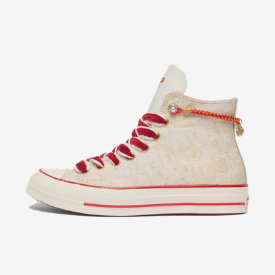 Converse/匡威正品新款男女拼接透气耐磨运动系带高帮板鞋13348C