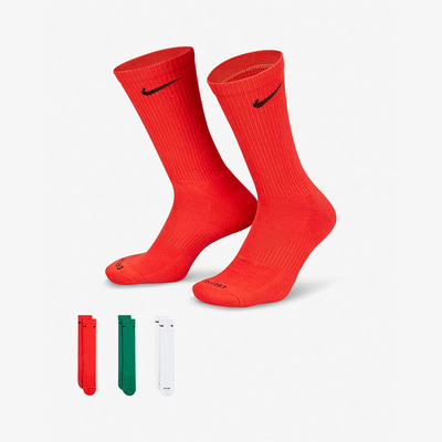 Nike/耐克正品 Everyday Plus针织耐磨中筒袜三双装 SX6888-929