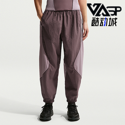 Nike/耐克正品2026春季款女士拼接中腰梭织跑步长裤IQ0182-502