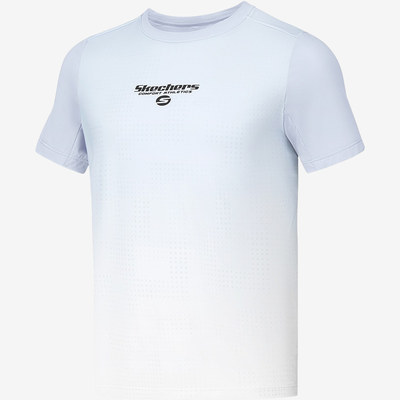 Skechers斯凯奇正品kids儿童字母休闲运动短袖T恤P225B008-059V