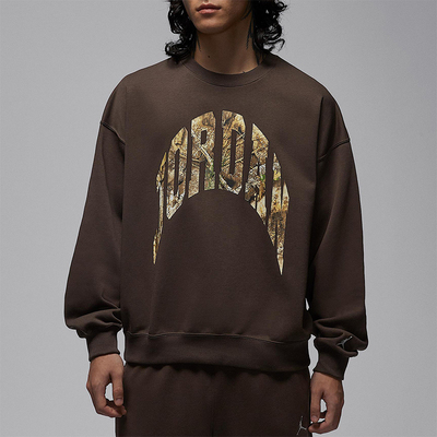 Nike/耐克正品JORDAN男士刺绣圆领套头运动耐穿卫衣IM6305-237