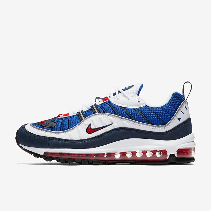 Nike/耐克正品Air Max 98男士缓震耐磨气垫跑步鞋640744-100