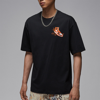 Nike/耐克正品JORDAN男士运动宽松柔软经典透气短袖HQ8973-010