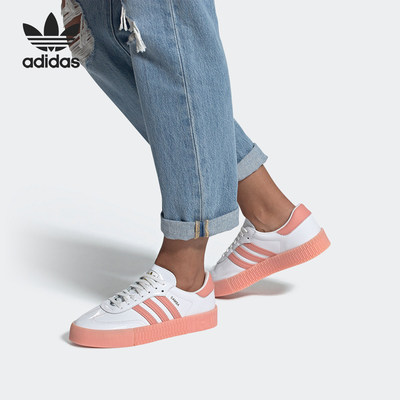 Adidas/阿迪达斯正品 三叶草 SAMBAROSE W女子经典运动鞋 FW4201