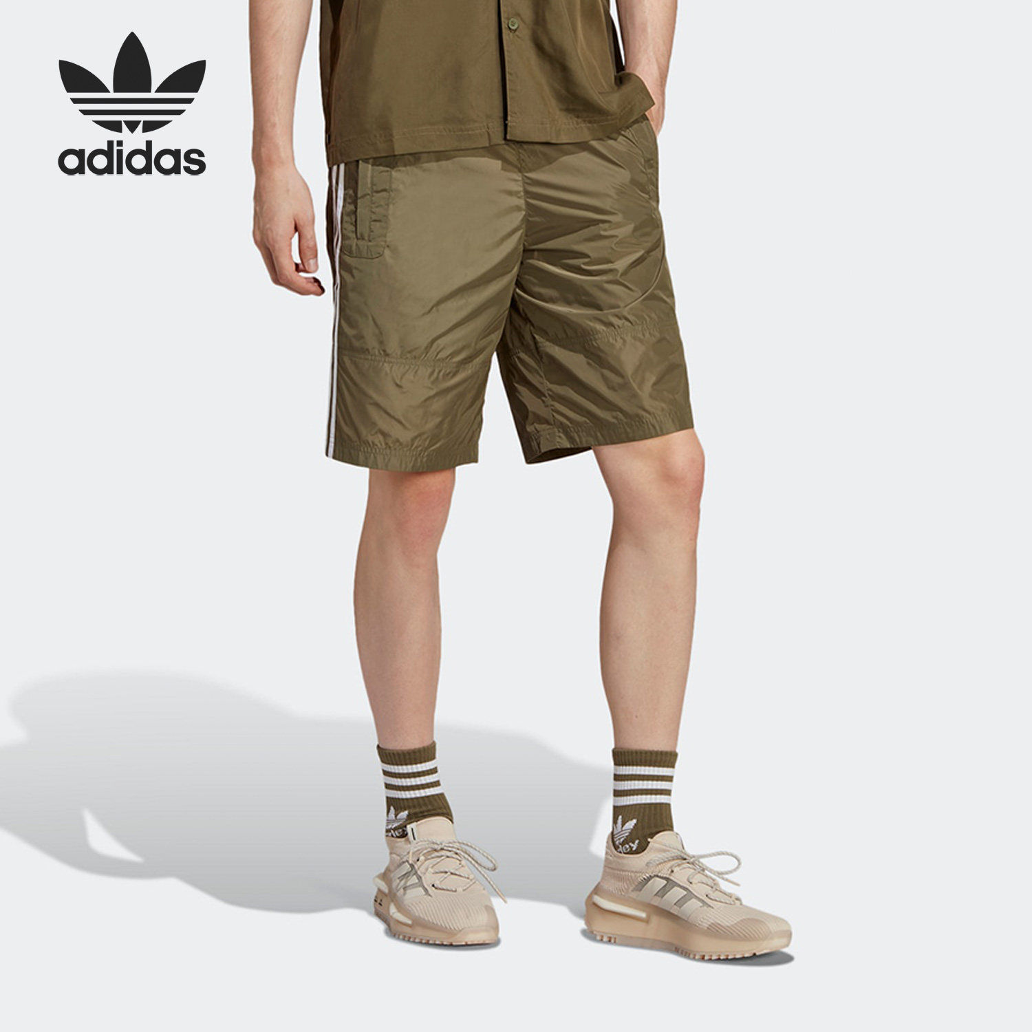 Adidas/阿迪达斯正品三叶草PARLEY SHORT 男子运动短裤HS2090
