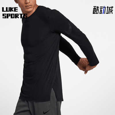 Nike/耐克正品新款男士篮球运动休闲圆领长袖T恤891602-010