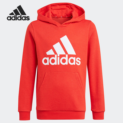 大童运动休闲风连帽套头卫衣