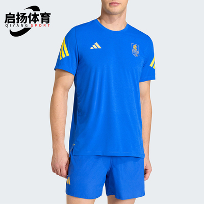 Adidas/阿迪达斯正品夏季男士运动马拉松系列跑步短袖T恤KE8454