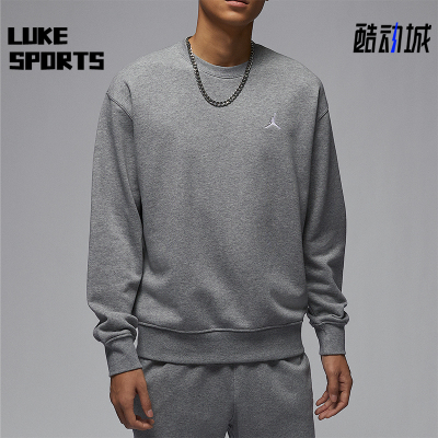 Nike/耐克正品Jordan男士针织宽松经典圆领卫衣FV7296-091