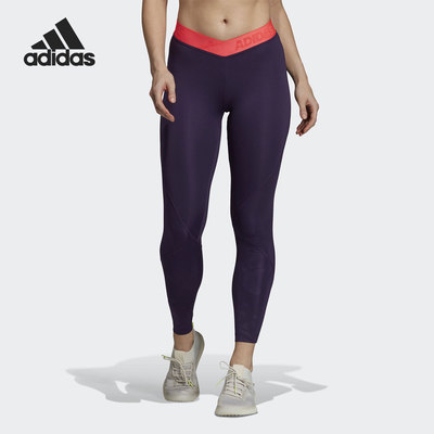 阿迪达斯训练紧身裤跑步