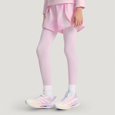 Adidas/阿迪达斯正品2026儿童休闲防晒凉感修身二合一长裤KV4490