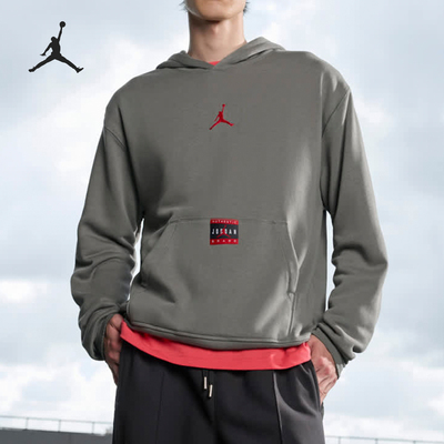 Nike/耐克正品JORDAN男士连帽加绒宽松套头卫衣HV5046-029