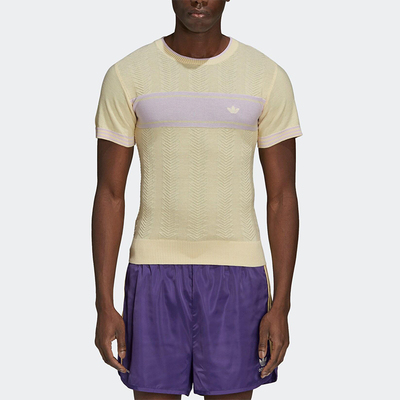 Adidas/阿迪达斯正品WALES BONNER男女吸湿排汗短袖T恤GU0751
