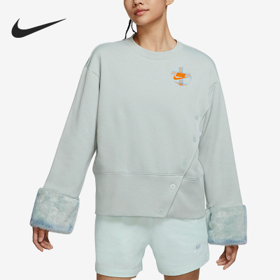 耐克女子针织休闲运动套头卫衣