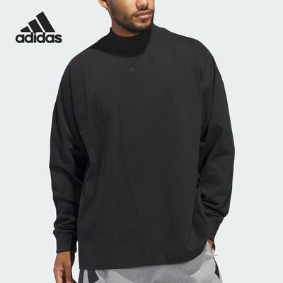 Adidas/阿迪达斯正品新款男女宽松篮球立领运动长袖IZ4910