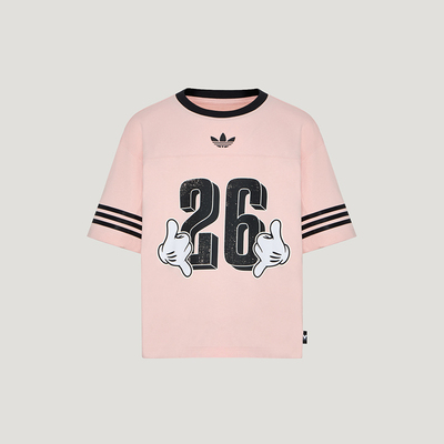 Adidas/阿迪达斯正品三叶草儿童时尚印花休闲短袖T恤LK7143