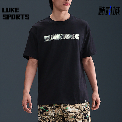 Nike/耐克正品Dri-FIT男士夏季宽松休闲透气图案短袖HJ0885-010