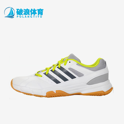 阿迪达斯耐磨透气减震羽毛球鞋