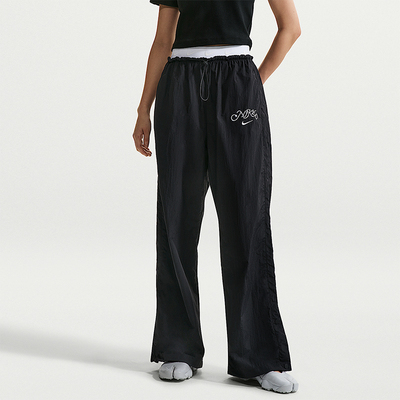 Nike/耐克正品Sportswear女士运动高腰降落伞时尚长裤IR7573-010