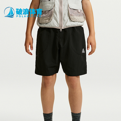 Nike/耐克正品大童耐穿轻盈梭织弹性舒适休闲短裤IZ7758-010