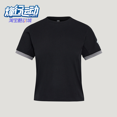 Adidas/阿迪达斯正品女士日常休闲经典简约纯棉运动短袖T恤LC6385
