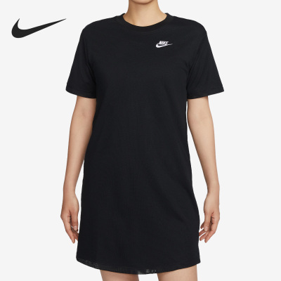 Nike/耐克正品夏季圆领休闲透气女子运动连衣裙FB8342-010
