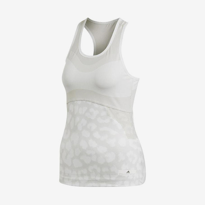 Adidas/阿迪达斯正品女士休闲透气运动拼接时尚无袖T恤DQ1603