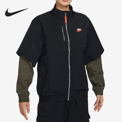 Nike/耐克正品当季新款女子假两件运动梭织外套FB7249-010