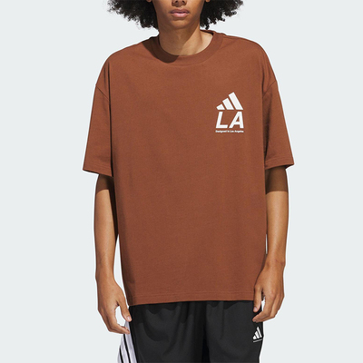 Adidas/阿迪达斯正品2025夏季款男女复古经典宽松透气短袖JX9124