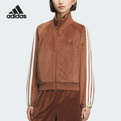 Adidas/阿迪达斯官方正品2025 STORY女士三条纹复古外套KC0175