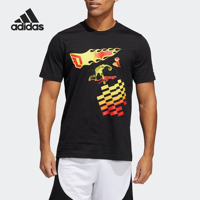 Adidas/阿迪达斯正品 当季新款男子休闲运动短袖T恤 GI8876