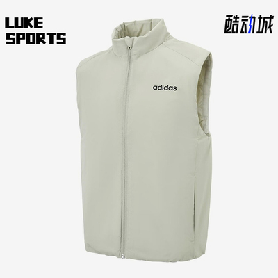 Adidas/阿迪达斯正品立领拉链舒适无袖经典马甲新款马甲JL9643