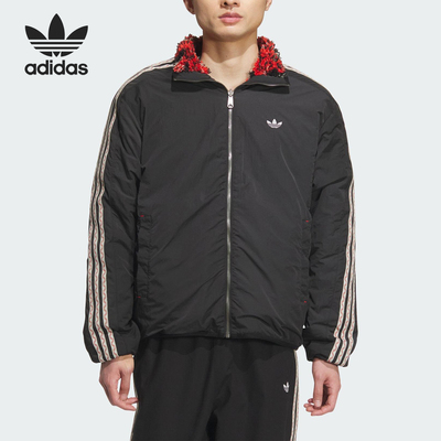 Adidas/阿迪达斯正品三叶草男士双面穿立领宽松外套KC0105