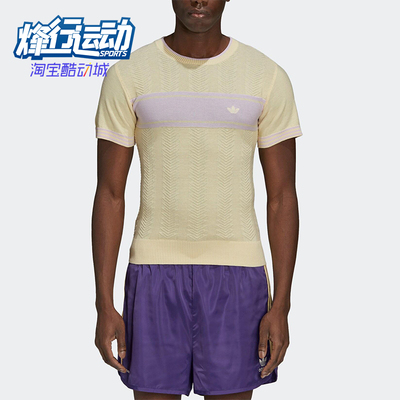 Adidas/阿迪达斯正品WALES BONNER男女吸湿排汗短袖T恤GU0751