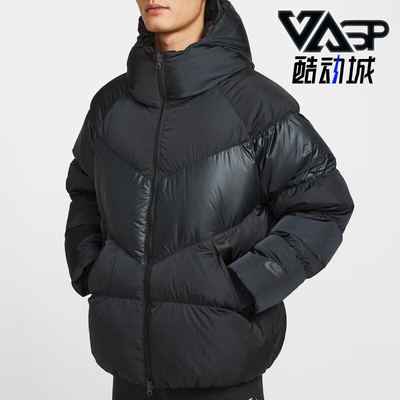 Nike/耐克正品2025冬季款男士日常连帽套头运动羽绒服IB2961-010