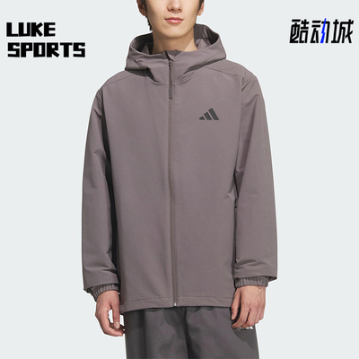 Adidas/阿迪达斯正品V SFT SHELL JK男女休闲运动连帽外套KF5227