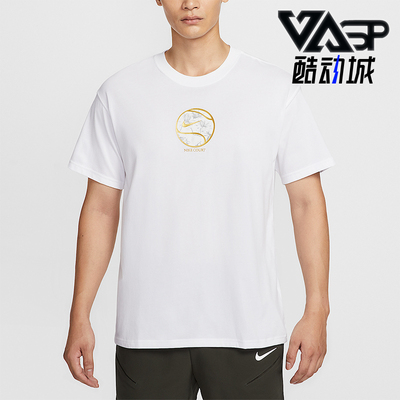 Nike/耐克正品Dri-FIT男士休闲透气针织圆领套头短袖IO6235-100
