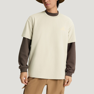 Adidas/阿迪达斯正品夏季男士运动户外时尚印花宽松短袖T恤KE3703