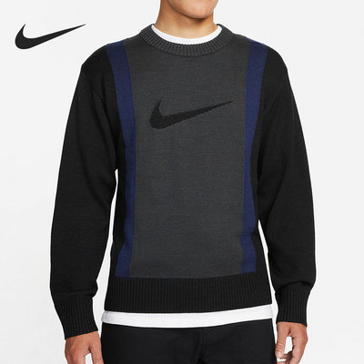 耐克男子圆领运动毛衣