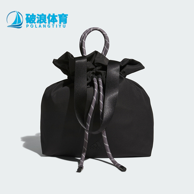 阿迪达斯女大容量抽绳分区托特包