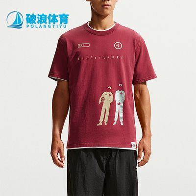 Nike/耐克正品男士印花舒适圆领柔软运动短袖T恤IM3739-677