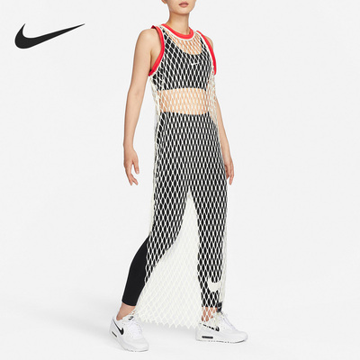Nike/耐克正品2023新款女子时尚镂空休闲无袖连衣裙DV8298