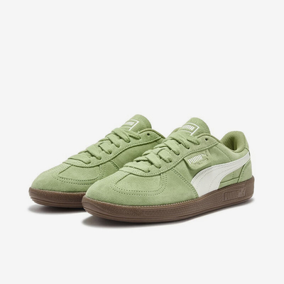 Puma/彪马正品Palermo新款男女绿白色经典休闲德训鞋408532-03