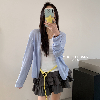 甜甜26年夏上新荷叶边短裙显瘦半身裙F66005